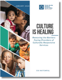 Culture is Healing: Removing the Barriers Facing Providers of ...